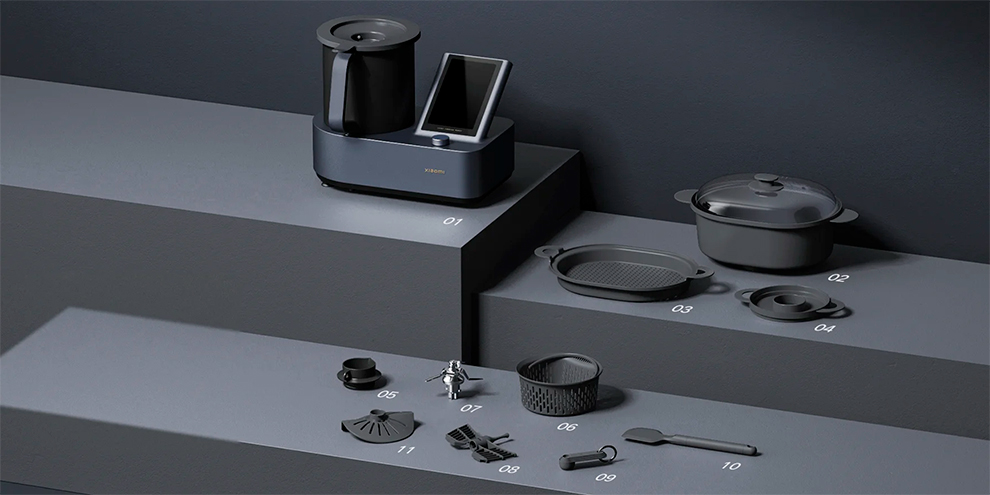 Обзор Xiaomi Smart Cooking Robot: кухонный робот 35-в-1 | Mishka-Shop